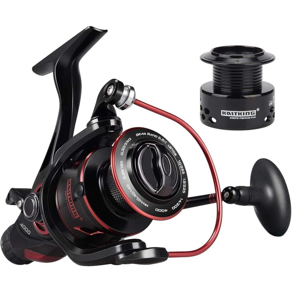 KastKing Sharky Baitfeeder III Spinning Reel 10+1 Shielded Stainless ...